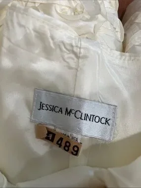 Jessica McClintock | Dresses | Jessica Mcclintock Ecru Strapless ...